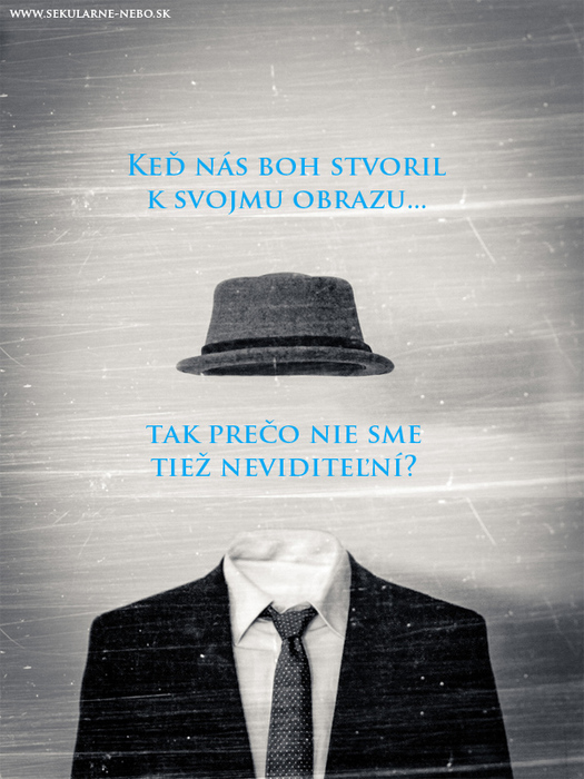 Ako nás Boh "na svoj obraz" stvoril. :: Sekularne-nebo